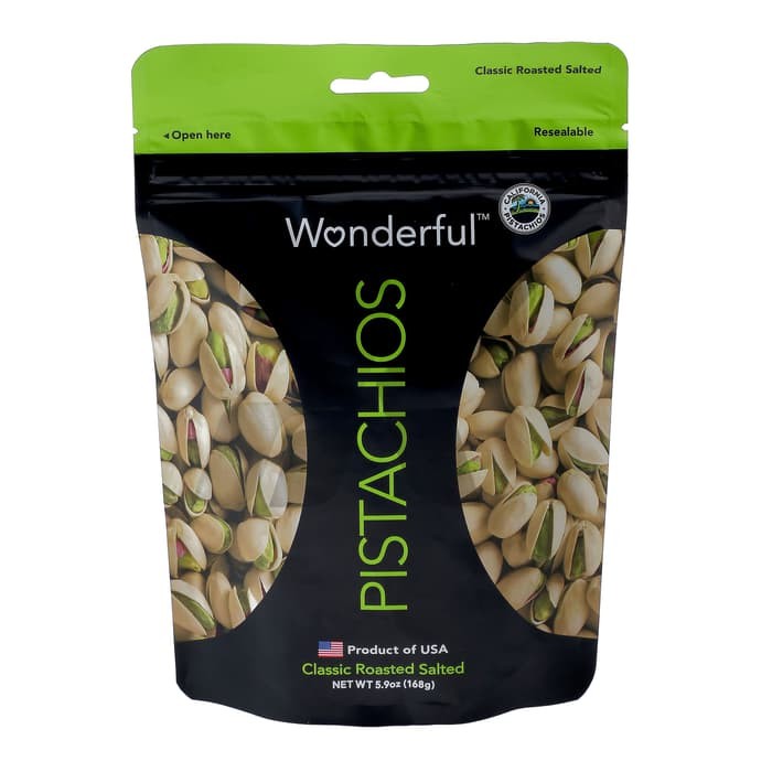 Jual PROMO!! Wonderful-Classic Roasted Salted Pistachios 168 gr ...