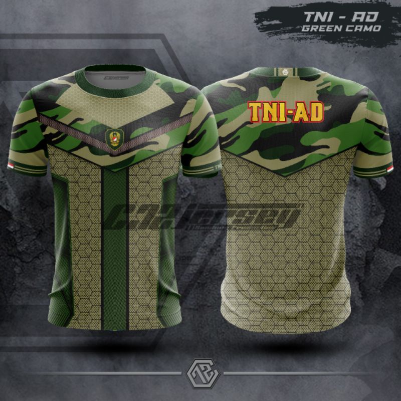 Jual JERSEY KAOS TNI AD Green camo terbaru | Shopee Indonesia