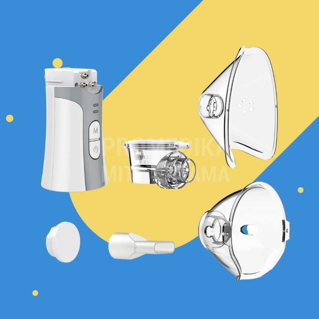 Jual NB06 Portable Mesh Nebulizer Alat Uap Asma Inhaler Inhalasi ...