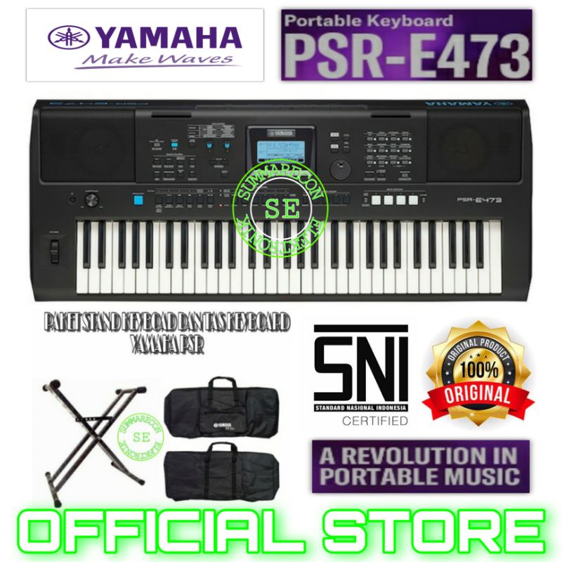 Jual keyboard yamaha psr e473 original keyboard yamaha | Shopee Indonesia
