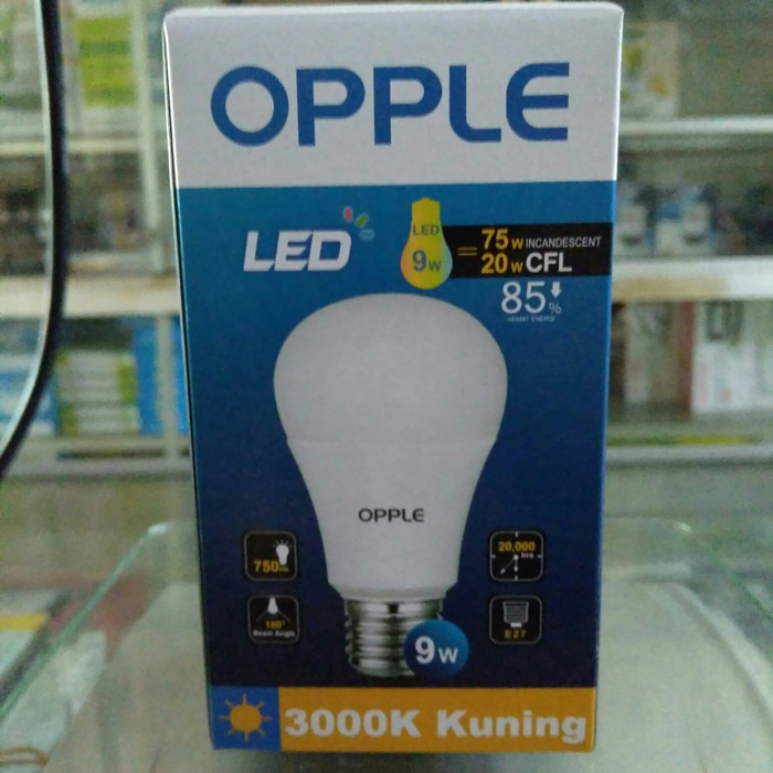 Jual Lampu LED Opple LEDbulb 9w 9 watt kuning warm white | Shopee Indonesia