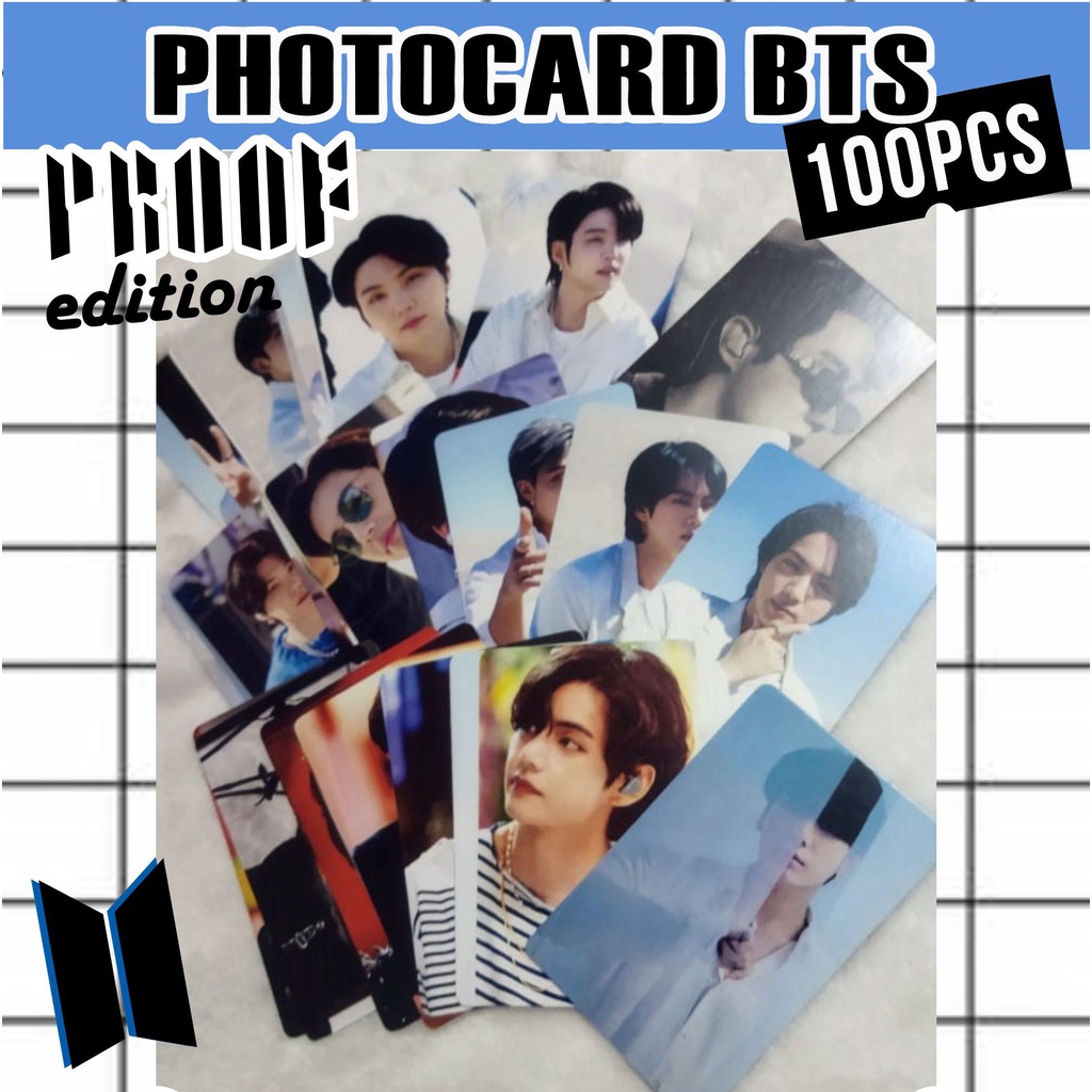Jual BTS Proof Photocard 2 sisi 100pc!! | Shopee Indonesia