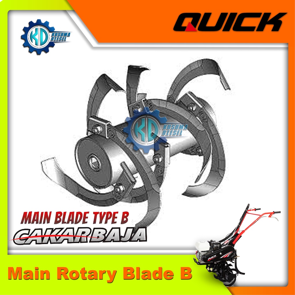 Jual Main Rotary Blade B Quick Cakar Baja - Rotary B Tabung - ORIGINAL ...