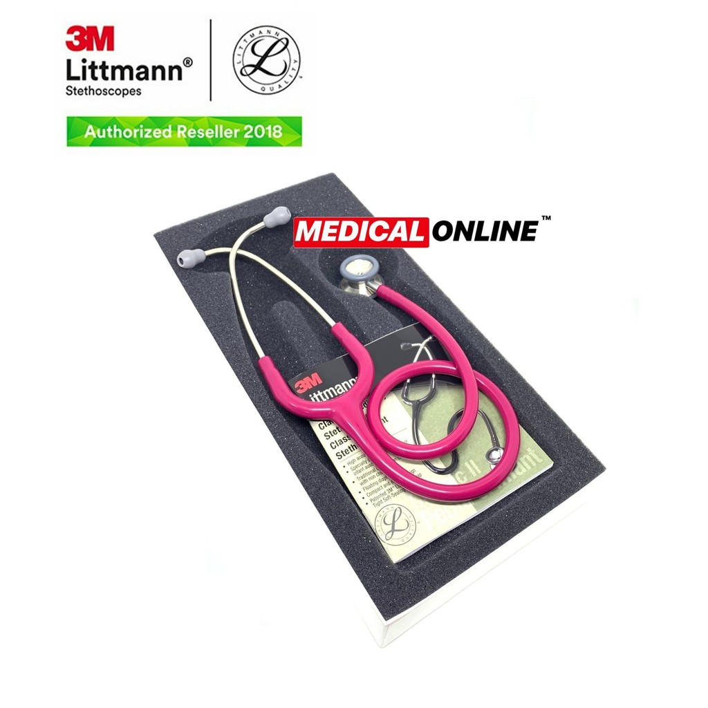 Jual 3M STETOSKOP LITTMANN CLASSIC II PEDIATRIC RASPBERRY 2122 STANDARD ...