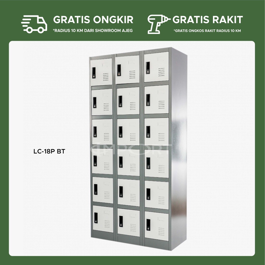 Jual Loker Arsip Besi 18 Pintu IMP LC-18P BT | Shopee Indonesia