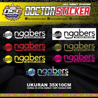Jual Sticker scoopy Ngabers NGAB Cutting sticker mori ngabers Scoopy ...