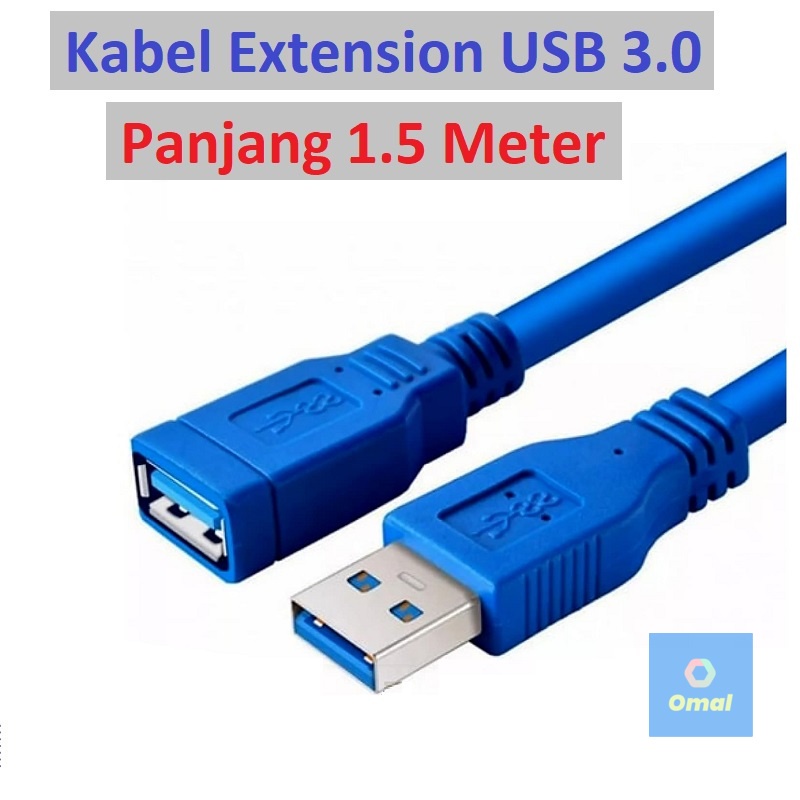 Jual Kabel Extension Male to Female USB 3.0 Panjang 1,5 Meter High ...