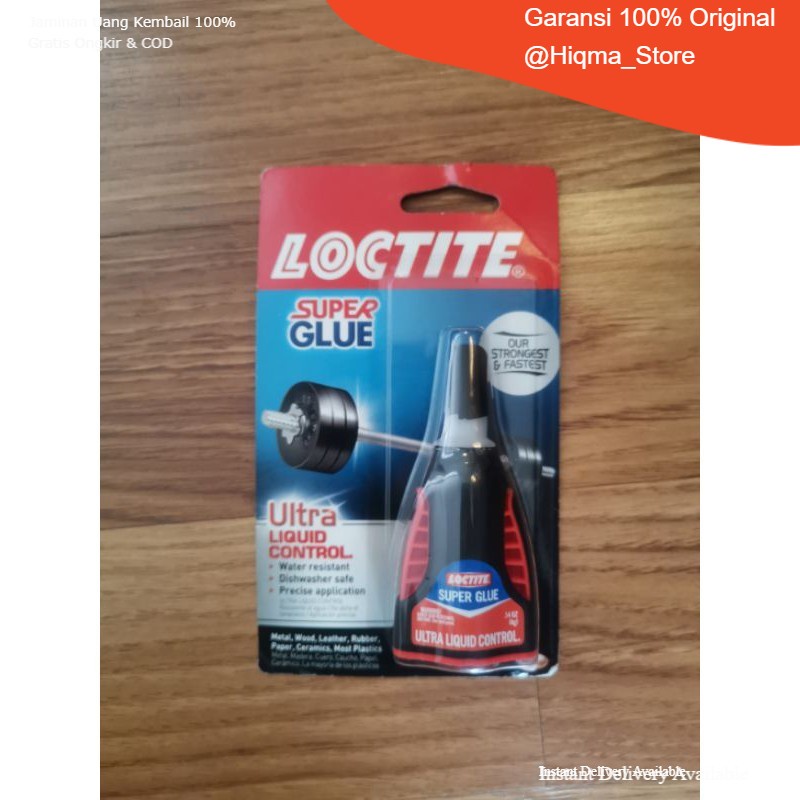 Jual Loctite Super Glue Ultra Liquid Control Lem Super USA | Shopee ...