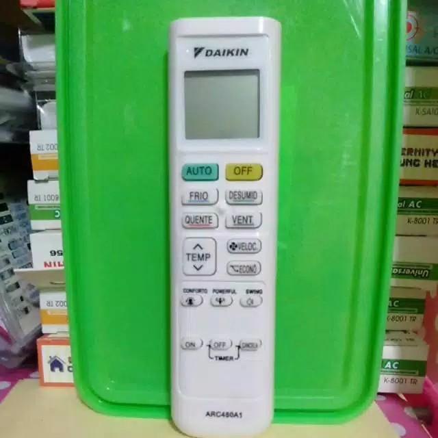 Jual REMOTE REMOT AC DAIKIN ARC480A1 ORIGINAL PABRIK/KW | Shopee Indonesia