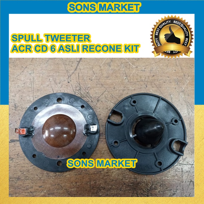 Jual SPUL TWEETER ACR CD 6 ASLI RECONE KIT ACR SPUL TWITER ACR CD6 ...