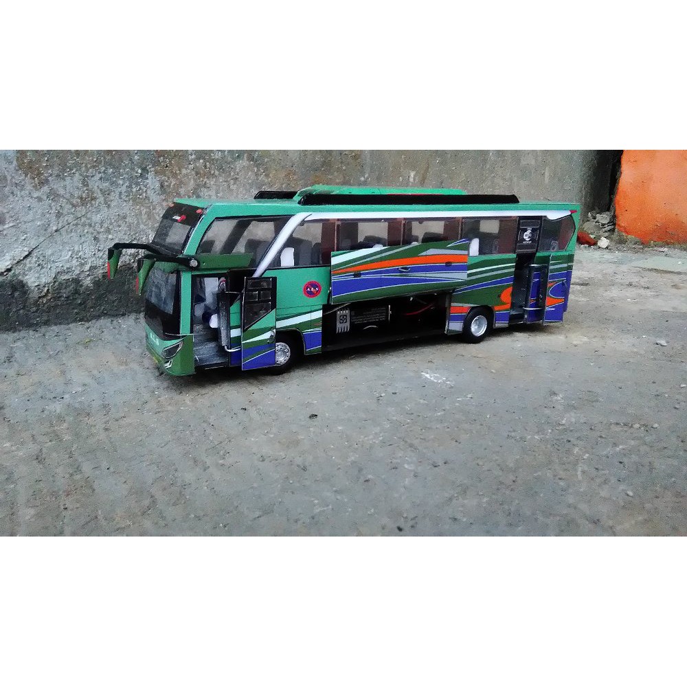 Jual Miniatur Bus ALS | Miniatur Bus Full Interior | Miniatur Bus Full ...