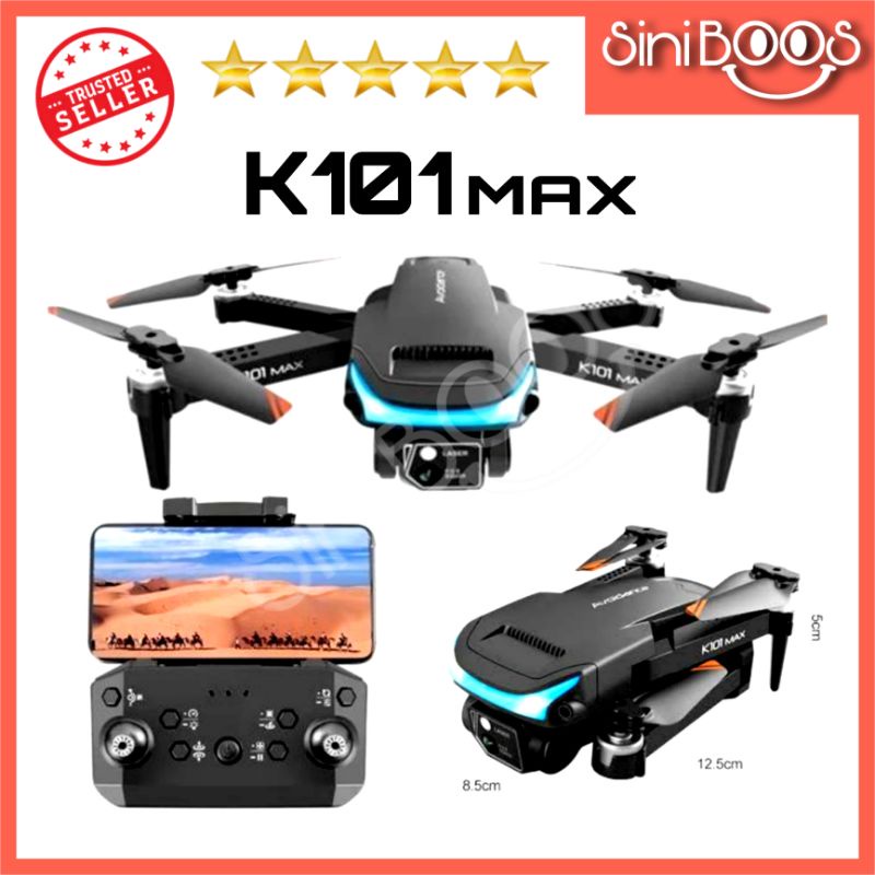 Jual K101 Max Drone with Obstacle Avoidance 4K Wifi FPV Camera | Shopee ...