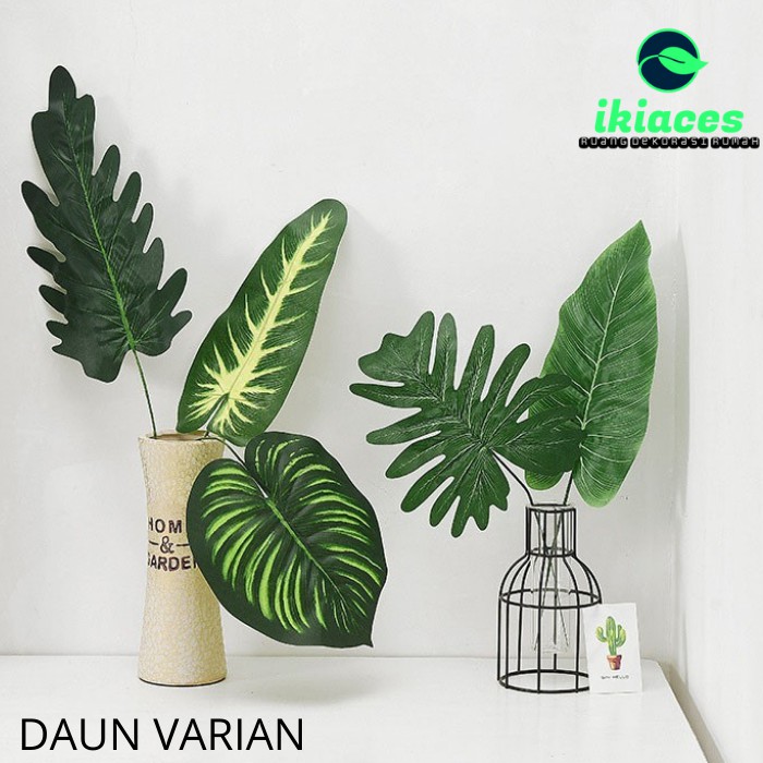 Jual DAUN ARTIFICIAL DAUN HIAS BUNGA PLASTIK TANAMAN HIAS DAUN DEKORASI ...