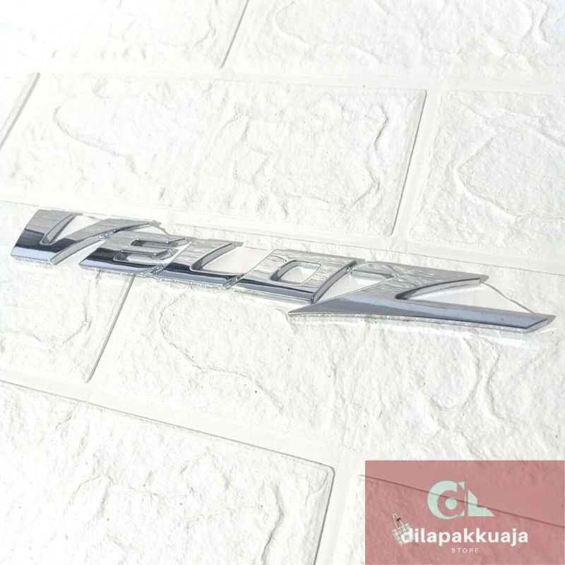Jual Emblem Veloz/ Logo Emblem/ Tulisan Logo Bagasi Tempelan Chrome ...