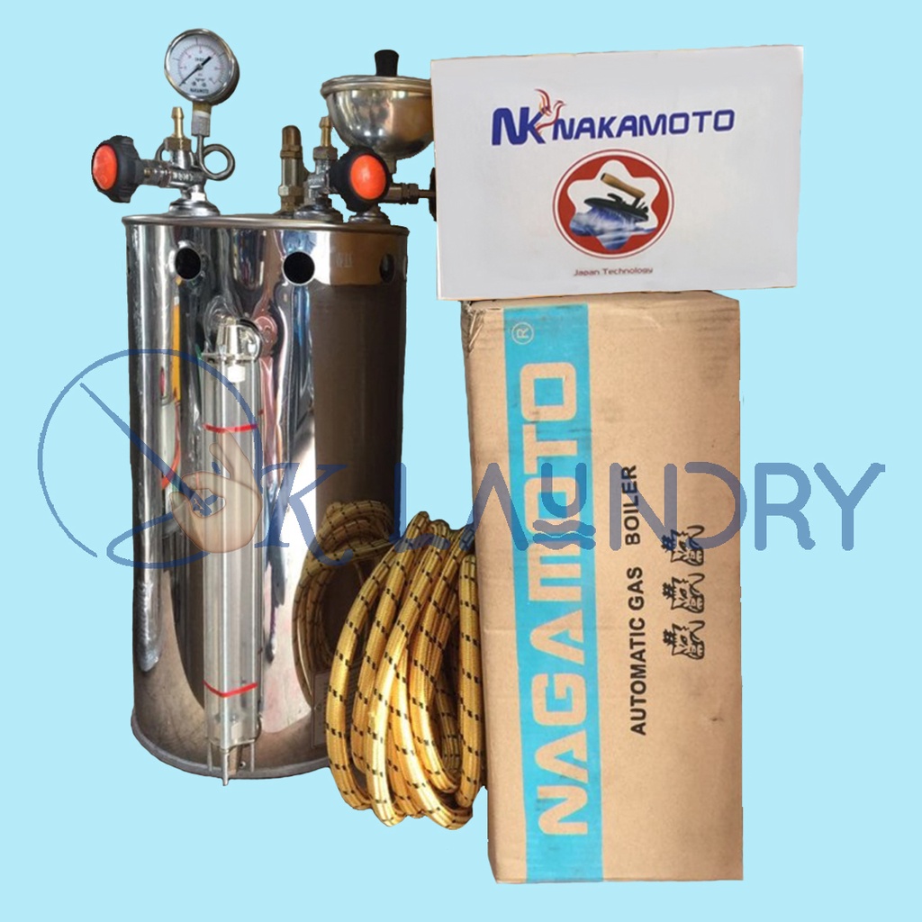 Jual Steam Boiler Nagamoto 15 Liter GB 17 Setrika Gosokan Uap Khusus ...