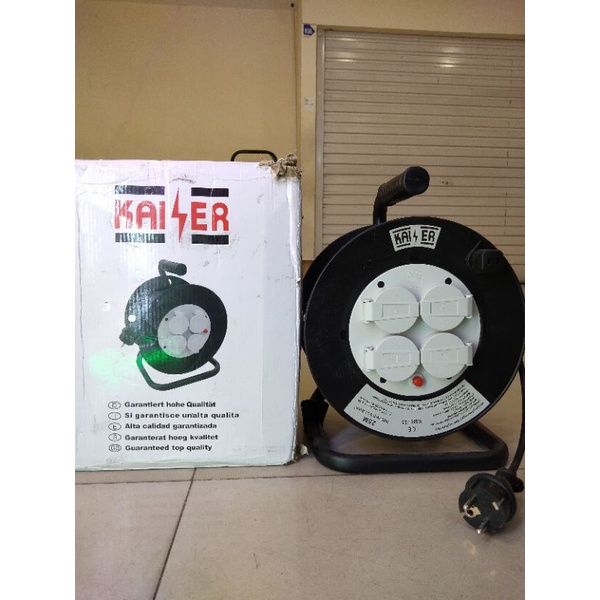 Jual Kabel Roll @25 Meter 4 Stop Kontak / Kabel Gulungan @25 M - Kaiser ...