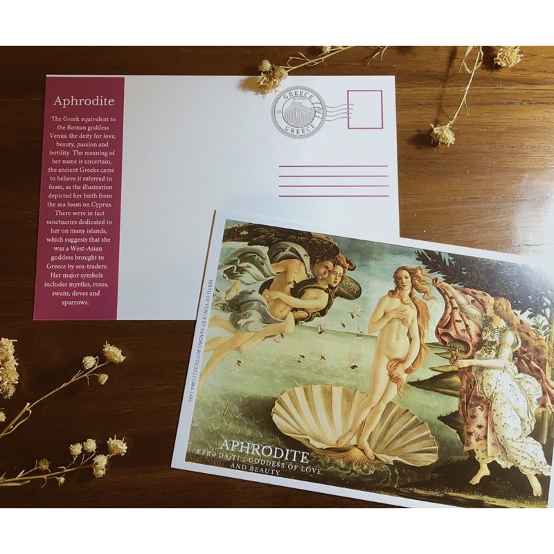 Jual Greek Mythology Postcard of Aphrodite - Kartu pos - Decor - Gift ...