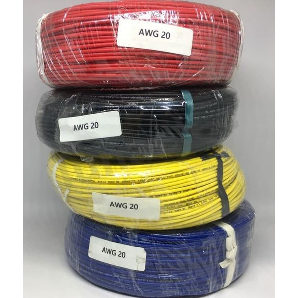 Jual Kabel AWG 20 meter Serabut Tembaga Putih Eceran | Shopee Indonesia