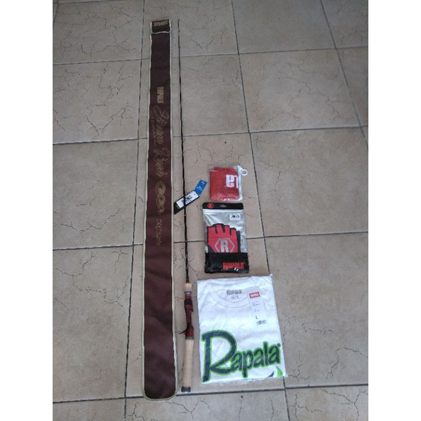 Jual joran stream rush kaos rapala groovy sarung tangan armslave ...