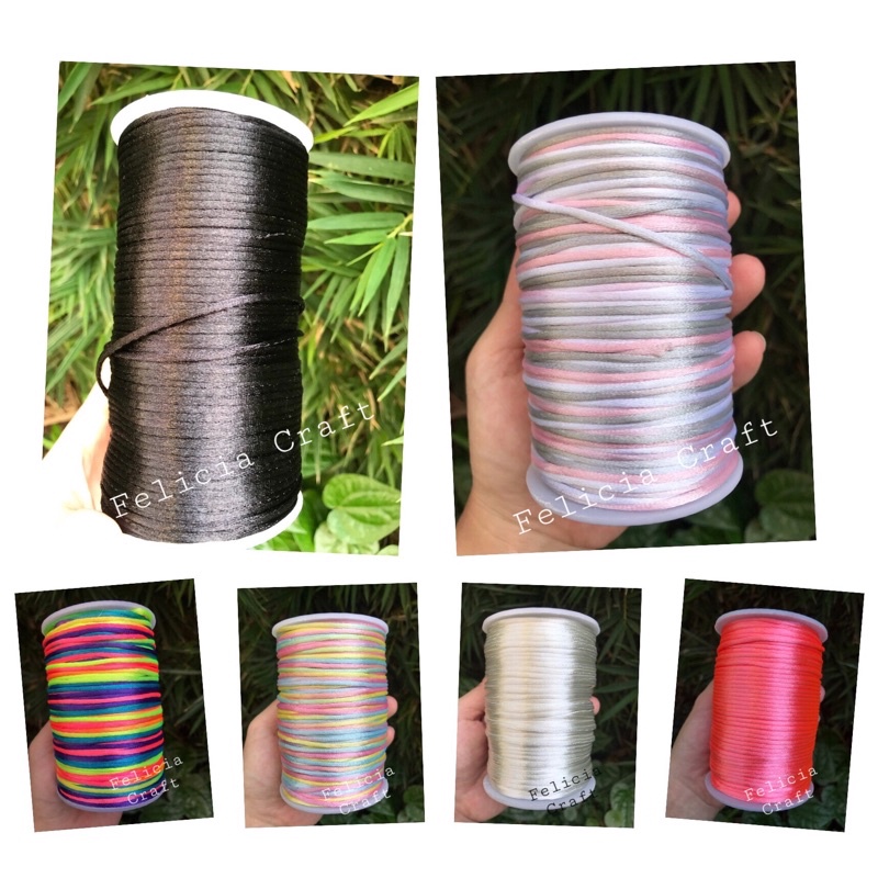 Jual Tali satin Cina Satin 2mm [5 yard] | Shopee Indonesia