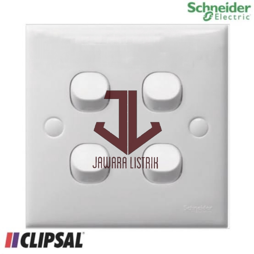 Jual SAKLAR QUAD ISI 4 SCHNEIDER CLIPSAL CLASSIC INBOW | Shopee Indonesia