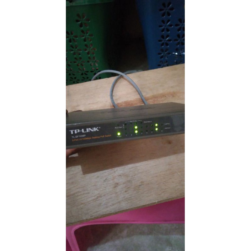Jual TP-Link TL-SF1008P 8-Port 10/100Mbps Desktop Switch with 4-Port ...