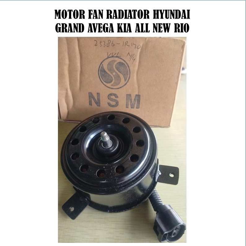 Jual MOTOR FAN RADIATOR HYUNDAI GRAND AVEGA KIA ALL NEW RIO FAN COOLING ...