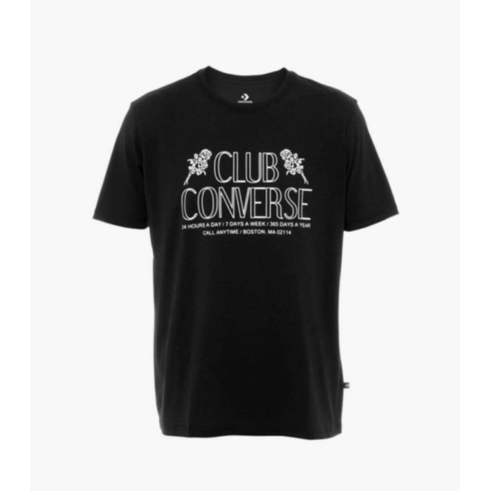 Jual SALEEE 100% ORIGINAL CONVERSE TABLE WHITE dan BLACK TEE MEN'S KODE ...