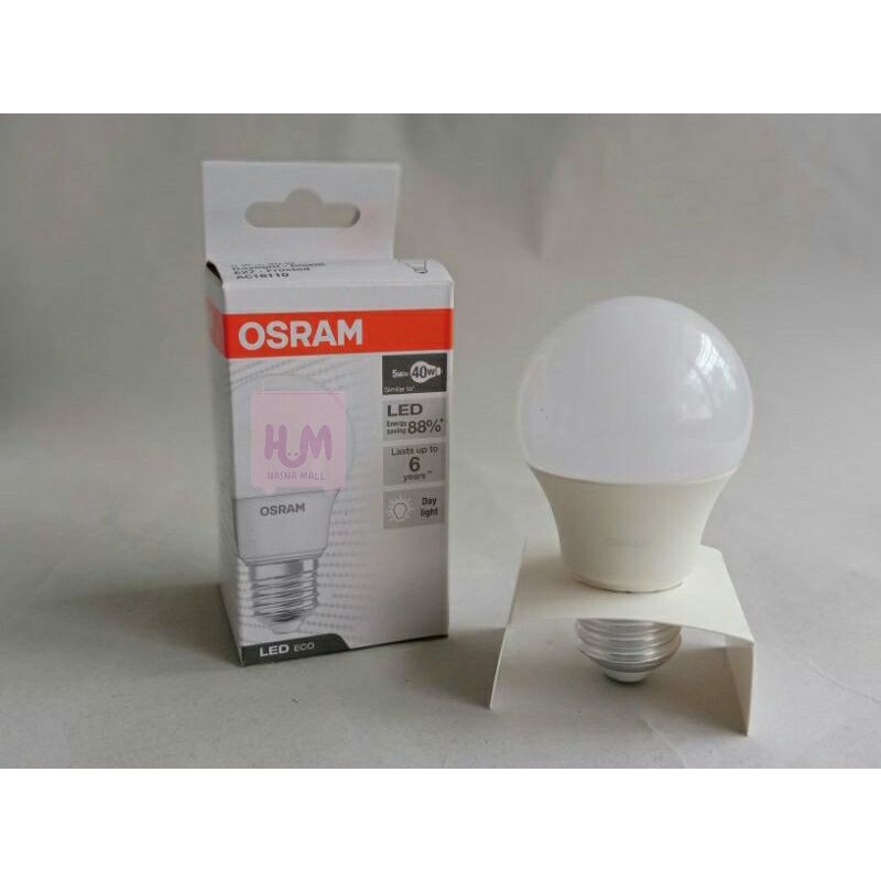Jual Hasna Mall - Osram Lampu Bohlam LED 5 Watt Putih | Shopee Indonesia