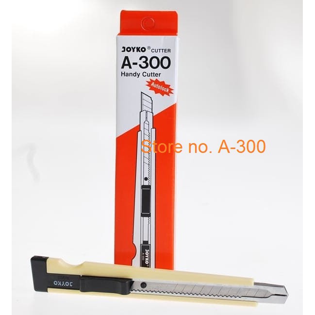 Jual Cuter Pisau blade Cutter Kecil Joyko A300 A-300 A-300A Alat ...