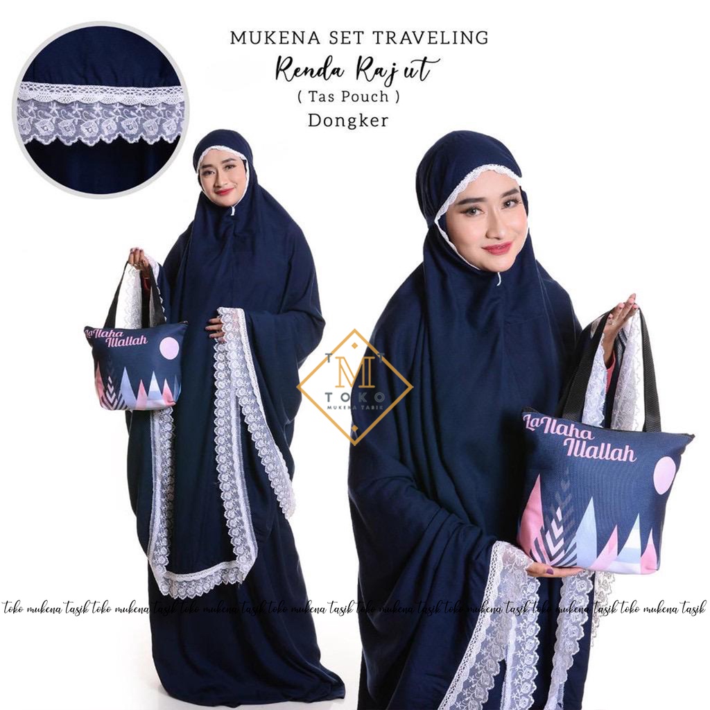 Jual TOKO MUKENA TASIK - MUKENA Traveling Renda Rajut Pouch | Shopee ...