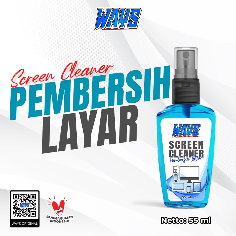 Jual WAYS Screen Cleaner Pembersih Layar Handphone Hp Laptop Kacamata ...