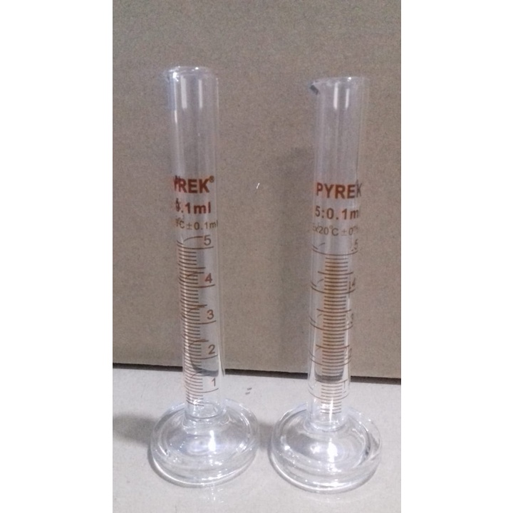 Jual Measuring Cylinder / gelas ukur PYREK "K" 5 ml - RRC | Shopee ...