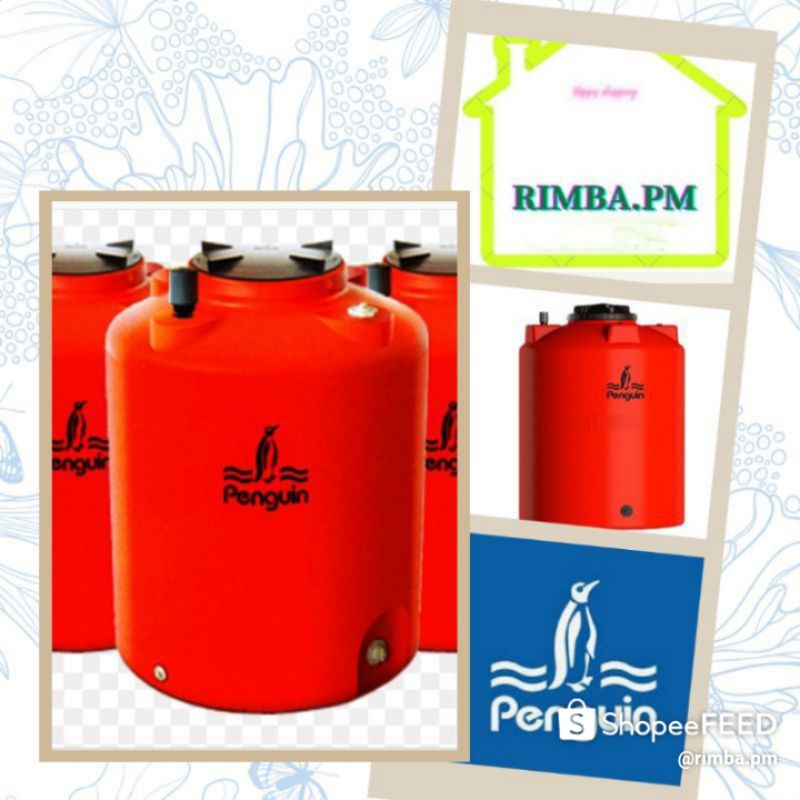 Jual Tangki Air PENGUIN TB 32 Orange 300 Liter Toren Tandon Torn PENGUIN | Shopee Indonesia