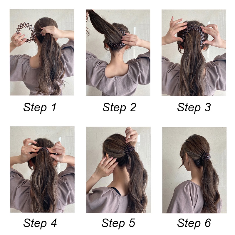 Jual Ikat Rambut Ponytail Bahan Plastik Gaya Retro Untuk Wanita ...