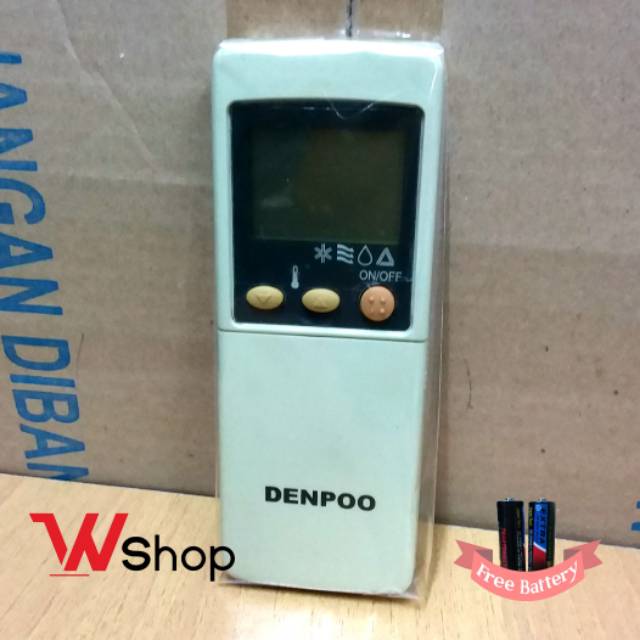 Jual REMOTE/REMOT AC DENPOO ORIGINAL - Air Conditioner | Shopee Indonesia