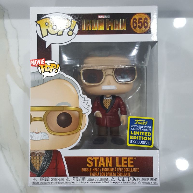 Jual Funko POP! Marvel: Iron Man - Stan Lee as Hugh Hefner (SDCC 2020 ...