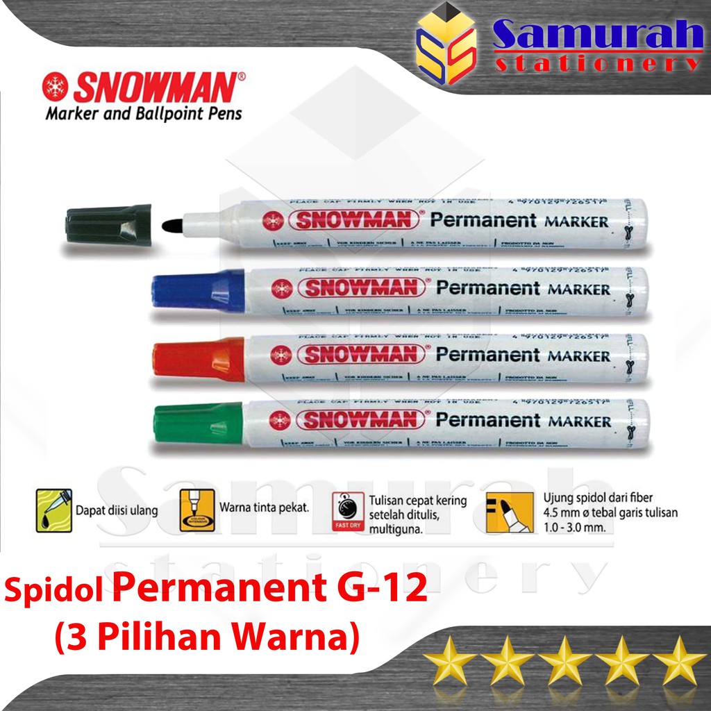 Jual Spidol Permanen Terlengkap & Harga Terbaru April 2026 | Shopee ...