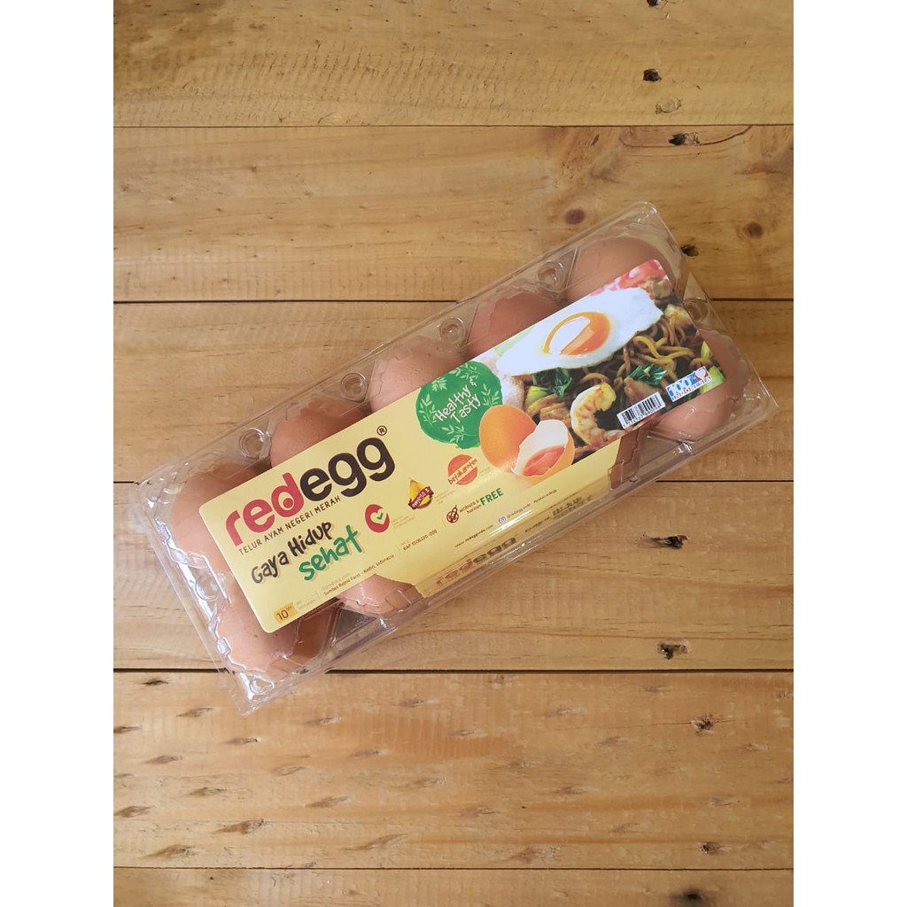 Jual Telur Red Egg 10 butir/Telur Red Egg omega 3/Telur sehat omega 3 ...