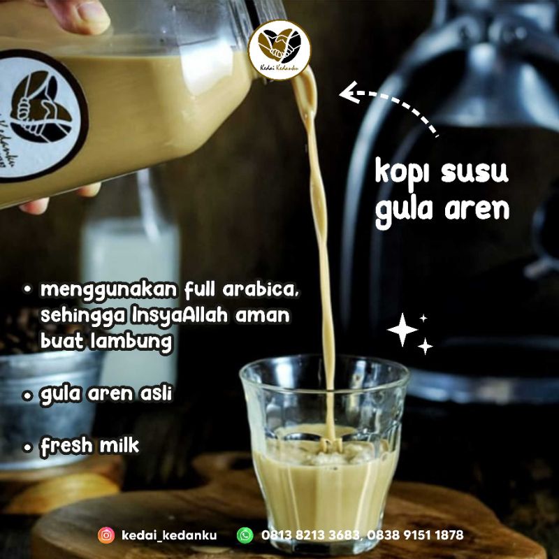 Jual Kopi Susu Gula Aren 1 Liter | Shopee Indonesia