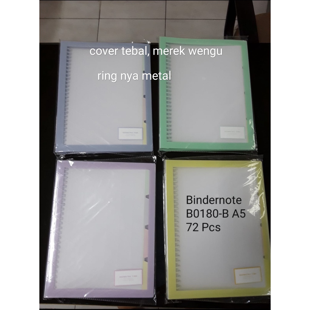 Jual map looseleaf binder wengu b5 geometric time frame b0180 isi 54 ...