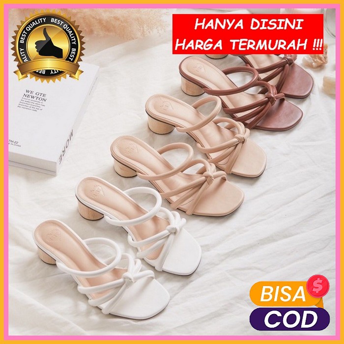 Jual Heels Wanita Viral Perempuan Terbaru Fashion Kaca Remaja Murah ...