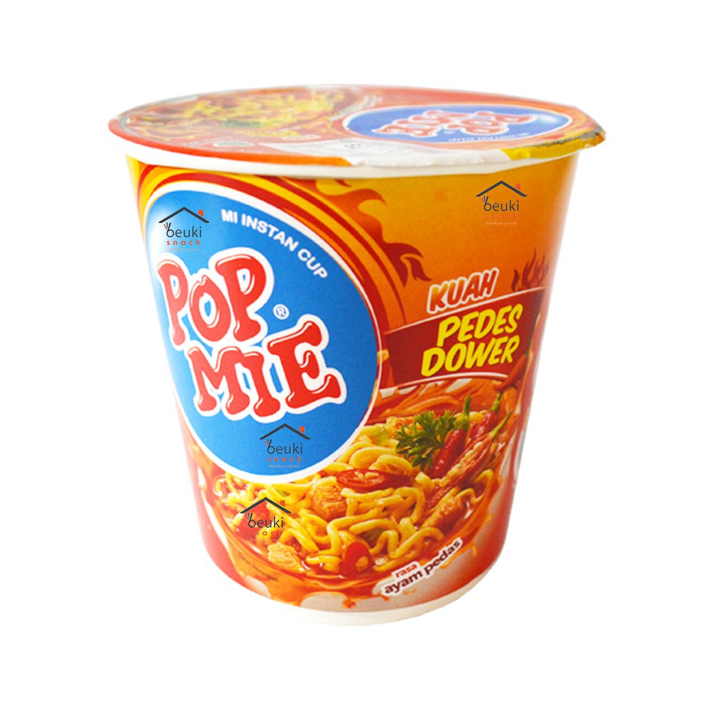 Jual Indomie Pop Mie Dower Ayam Pedas 75g | Shopee Indonesia