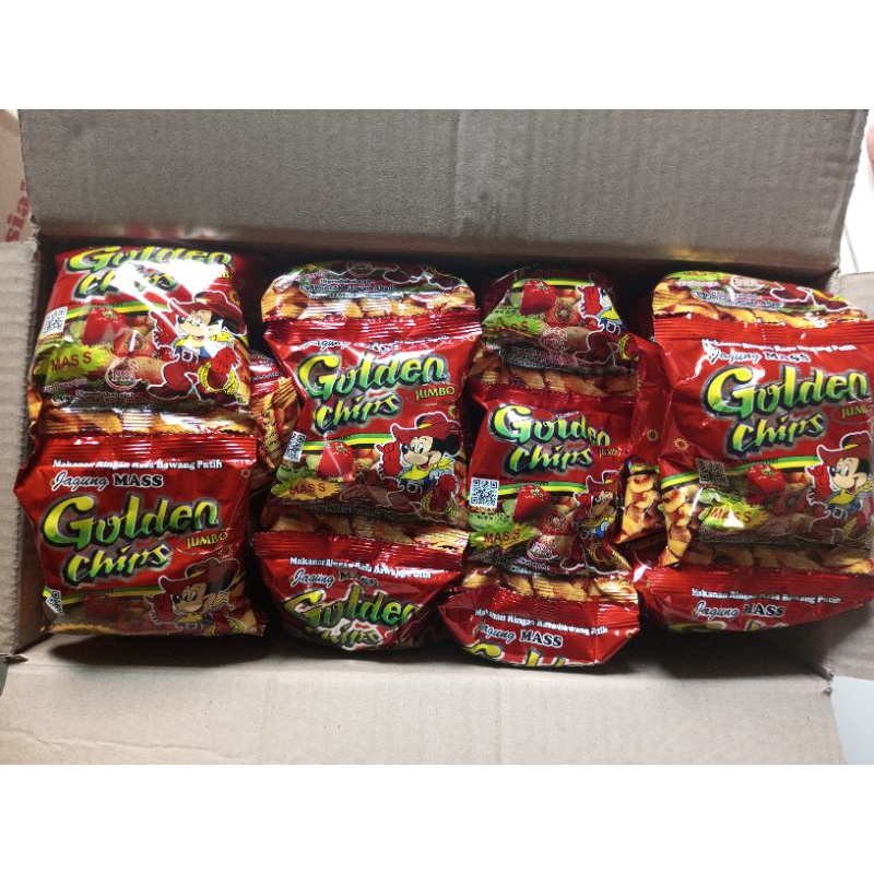 Jual Golden Chips Potato Chips Snack Jadul Viral Renceng 10pcs | Shopee ...