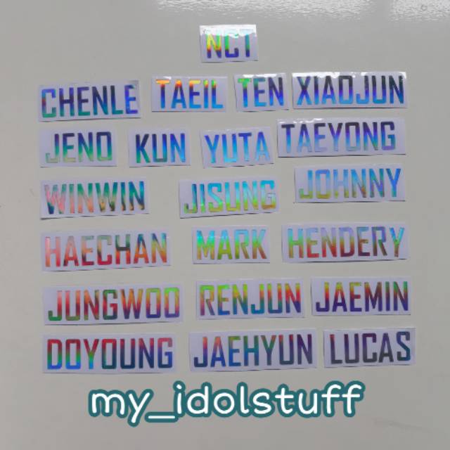 Jual HOLOGRAM STICKER NCT | Shopee Indonesia