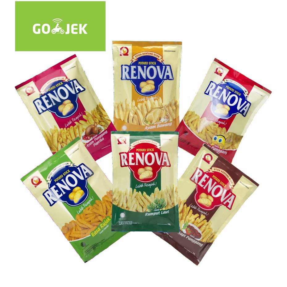 Jual Stick Kentang RENOVA [Khusus Kiriman GO-JEK] | Shopee Indonesia