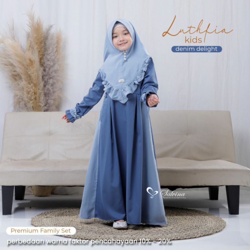 Jual LUTHFIA SALVINA HIJAB GAMIS ANAK SET (chat stok dulu) | Shopee ...