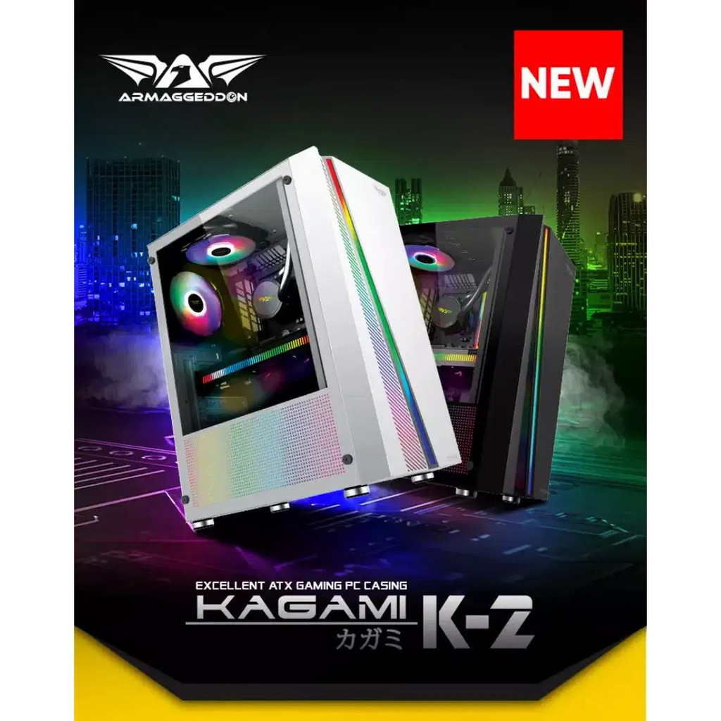 Jual Armaggeddon Kagami K2 Full ATX Gaming PC With RGB Lightning Effect ...