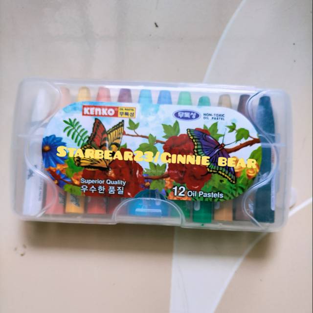 Jual Kenko crayon oil 12 warna | Shopee Indonesia