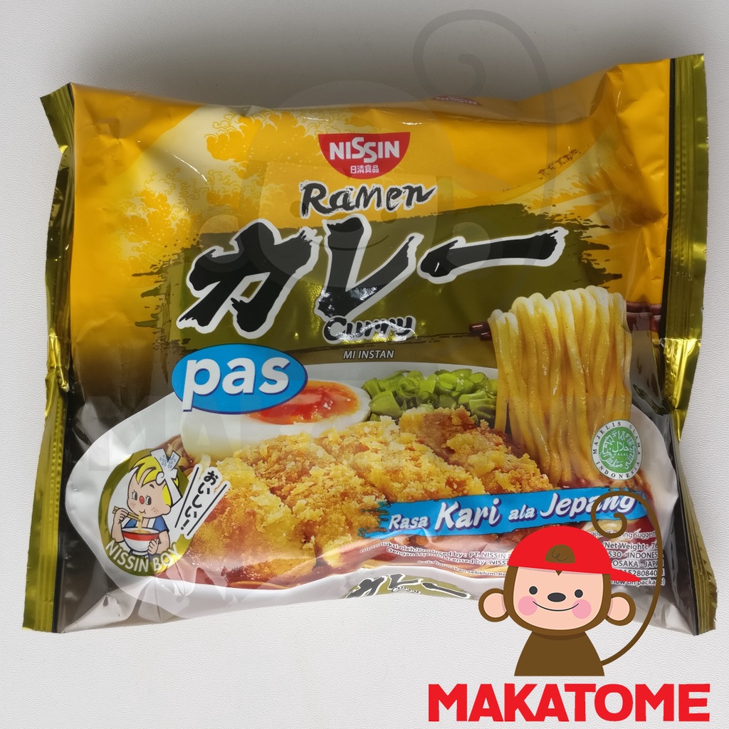Jual Nissin Ramen PAS Kari Ala Jepang 76 gr CURRY mi instan mie 76gr noodle | Shopee Indonesia